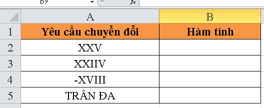 Hướng dẫn sử dụng hàm Arabic trong excel
